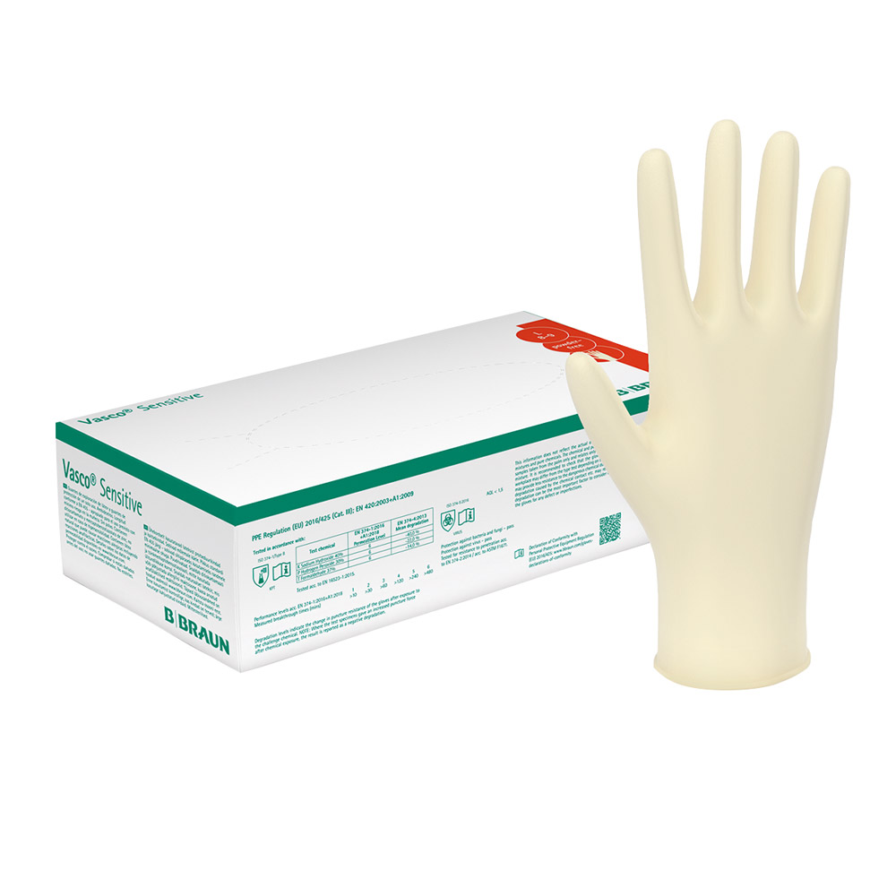 Vasco Sensitive Handschuh | Untersuchung - Latex - Puderfrei | Handschuhe | Praxis | dema dent ...